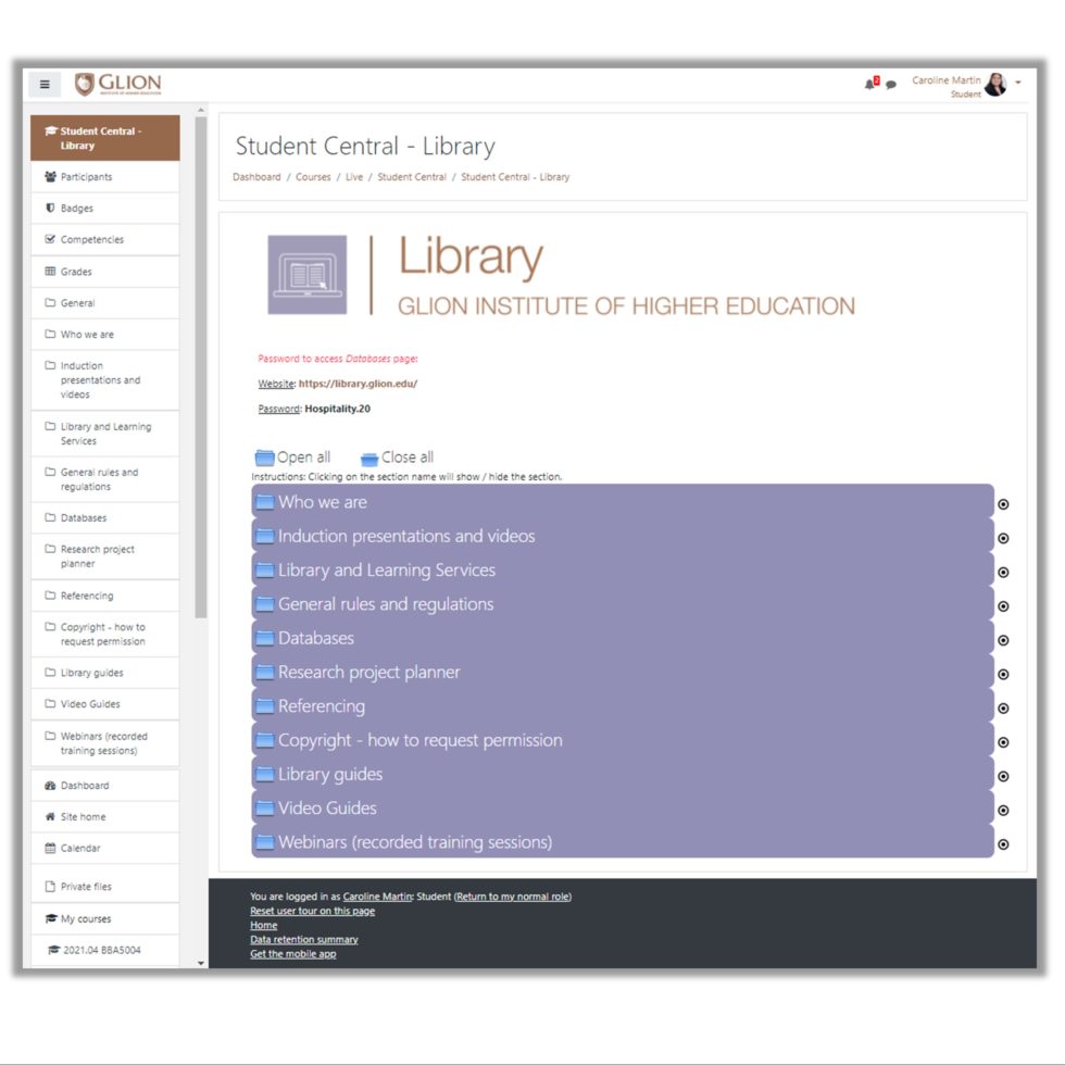 New to the library | Library Glion