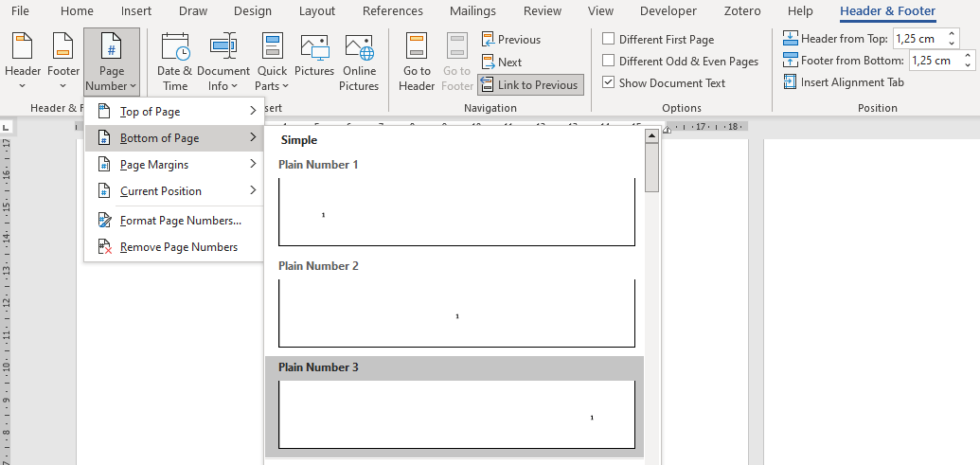 Format your Word document | Library Glion